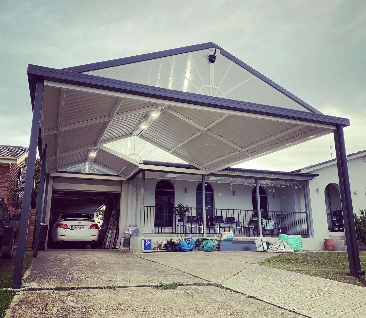 Sam Outdoor Living - Gable Colorbond Carport Roof 2 VIC,